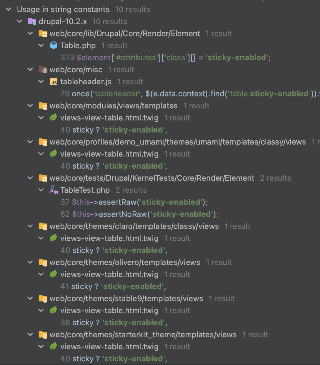 Use position: sticky for views sticky table header [#3362276] | Drupal.org